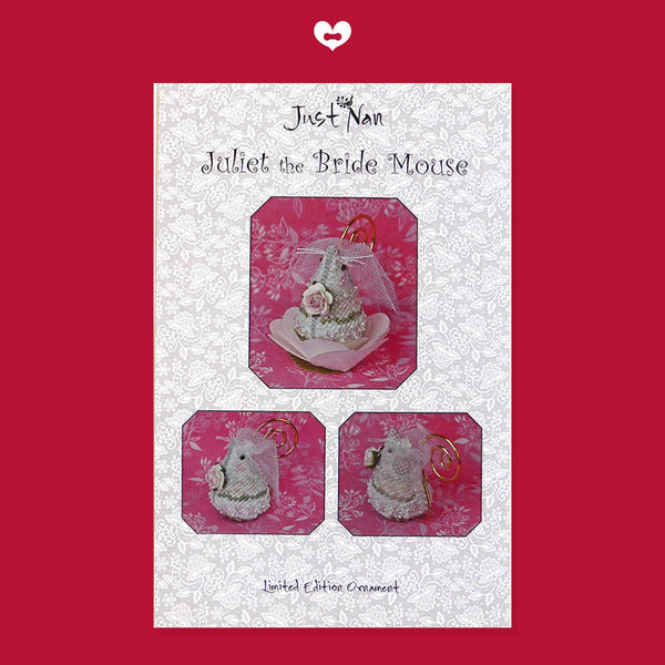 Juliet the Bride Mouse with Embellishment Pack & Linen - Stitch