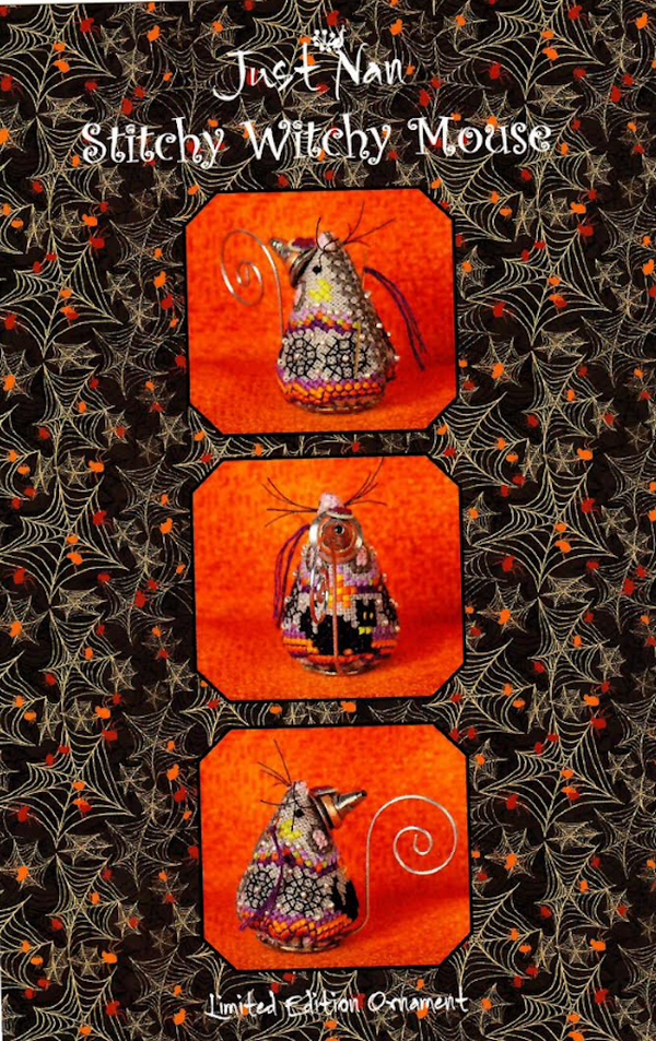 Stitchy Witchy Mouse with Embellishment Pack & Linen